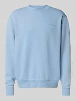 Dickies Sweatshirt mit Label-Stitching und Rundhalsausschnitt