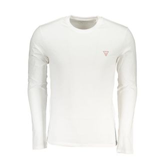 Guess Wei&szlig;es Baumwoll-Herren-T-Shirt