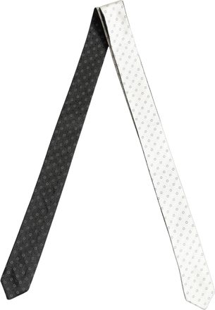 Dolce & Gabbana Geometric Silk Necktie - Black