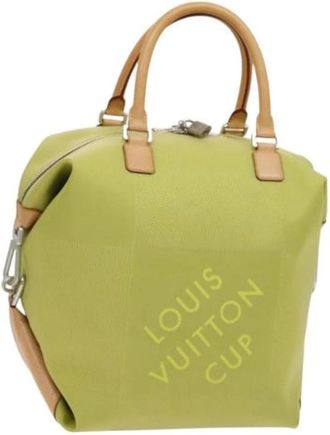 Louis Vuitton Pre-owned Toile sacs-louis-vuitton - Femme - Pre-owned - Jaune - Taille: ONE Size