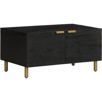 vidaXL Table basse Noir 80x50x40 cm Bois dingénierie Vidaxl