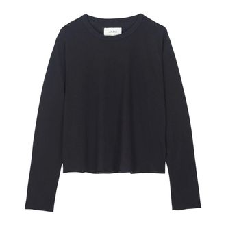 The Great. THE Great, Femme, Tops, Gris, Taille: 36 FR Crop T-Shirt