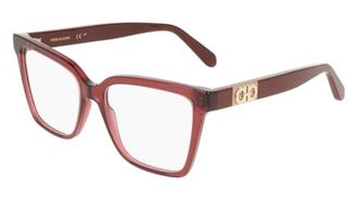 Ferragamo SF3060 655 Lunettes pour femme Transparent WINE 54/16/150