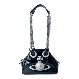 Vivienne Westwood Sac bandouli&egrave;re Archive Orb Chain - Femme - Sacs - Noir - Taille: ONE Size