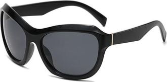 Generic Lunettes De Soleil UV400 &Agrave; Monture Large For Hommes Et Femmes, Id&eacute;ales For La Conduite, Les Vacances, Le Shopping Photo.(Black)