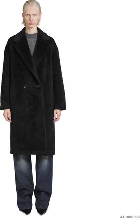 Max Mara Double-Breasted Long Coat