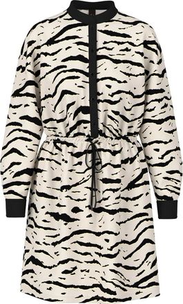 Marc Cain Femme, Robes, Blanc, Taille: 38 FR Robe Chemise Imprim&eacute;e Rethink Together