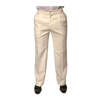 Dolce & Gabbana Woll-Anzughose - - Trousers - Herren - Beige - M