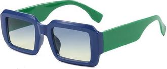 Generic Lunettes De Soleil Vacances &Agrave; Monture Carr&eacute;e For Hommes Sport Dext&eacute;rieur For Femmes(Blue)