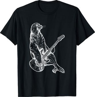 Seembo Seel&ouml;we spielt Gitarre, Gitarrist, Strandmusikerband T-Shirt