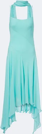 De La Vali Midikleid Komi aus Georgette