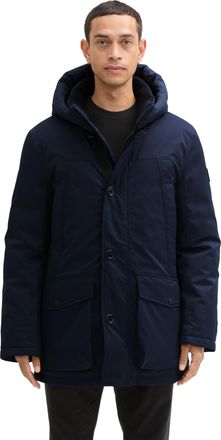 Tom Tailor Herren 1041321 Arctic Winterpaka mit Abnehmbarer Kapuze, 10668-Sky Captain Blue, XXL