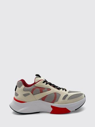 Valentino Garavani Demivee Low-Top-Sneakers aus Mesh und Wildleder mit VLogo Signature