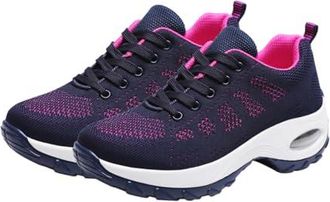 TOPBATHY Chaussures Femme Grandes Respirantes Baskets Outdoor L&eacute;g&egrave;res et Confortables Sneakers D&eacute;contract&eacute;es pour Marche et Sport Design &Eacute;lastique et Printemps