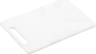 KESPER | Schneidebrett, Material: Kunststoff (PE), Maße: 34 x 24 x 0,4 cm, Farbe: Weiß | 30480