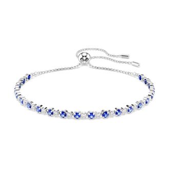 Swarovski Femme, Accessoires, Bleu, Taille: ONE Size Bracelet en M&eacute;tal Bleu Exquis pour Adultes