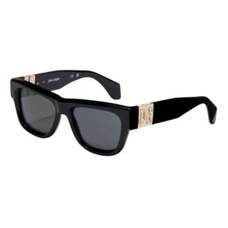 Palm Angels Magnolia Katzenauge-Sonnenbrille f&uuml;r Herren/Damen Unisex (Schwarz/Dunkelgrau)