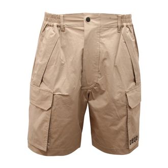 Dsquared2 Bermuda Baumwollshorts - - Shorts - Herren - Beige - M