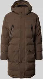 Camel Active Regular Fit Parka mit Pattentaschen und Kapuze