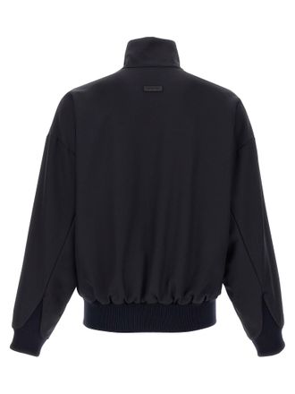 Fear of God Mens Blue Virgin Wool Full-Length Jacket Clothing