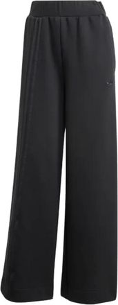 adidas Femme, Sport, Noir, Taille: 38 FR Off Placed 3-Stripes Wide Pant