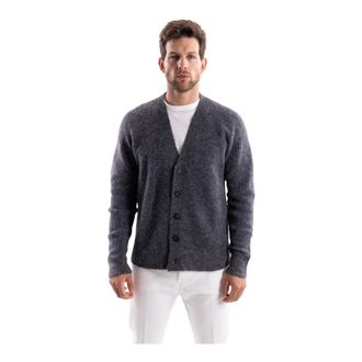 ATOMOFACTORY Alpaka-Strickjacke - - Knitwear - Herren - Grau - M