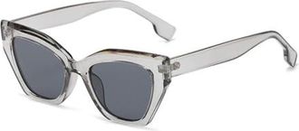 Generic Lunettes de soleil femmes &agrave; la petit cadre f&ecirc;te vacances lunettes(Gray)