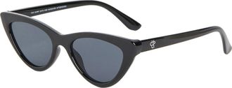 Cheapo Unisex-Erwachsene Amy Sonnenbrille, Schwarz (Black/Black), 51