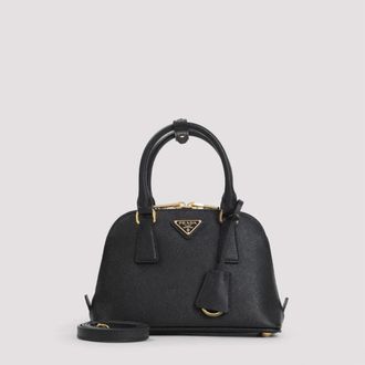 Prada Hobo Bags - Black Calf Leather Handbag - Gr. unisize - in Schwarz - für Damen