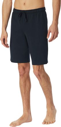 Schiesser Herren Schlafhose Kurz Bermuda - Mix + Relax Organic Cotton Pyjamaunterteil, Dunkelblau_182186, 58 EU