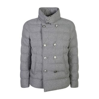 Herno Pea Coat - - Jackets - Herren - Grau - M