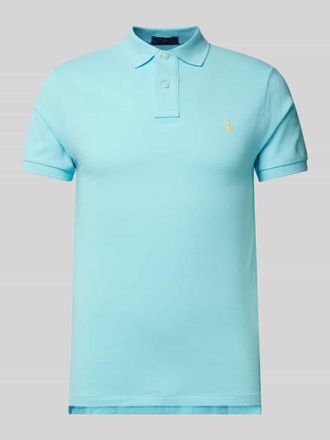 Polo Ralph Lauren Slim Fit Poloshirt mit Label-Stitching