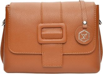 Luisa Vannini Braun Rindsledertasche