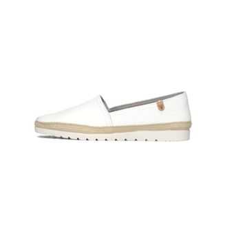 Verbenas Wei&szlig;e NOA Espadrilles mit Lederfu&szlig;bett - - Shoes - Damen - Wei&szlig; - 38 EU