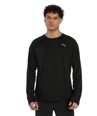 Puma Herren Velocity Langarm-Laufshirt XXL, Black