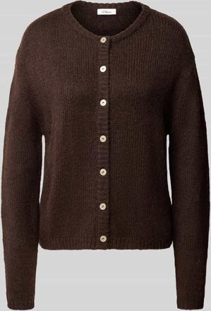 s.Oliver Red Label Cardigan aus Alpaka-Mix mit Rundhalsausschnitt