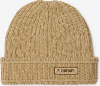 Burberry Woll-Beanie mit Logo