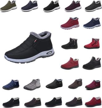 Generic Bottes de neige dhiver pour femme, chaussures orthop&eacute;diques d&eacute;contract&eacute;es et confortables, bottines courtes dext&eacute;rieur l&eacute;g&egrave;res et confortables, soutie