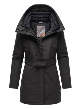 Navahoo Eishauch Damen Winterjacke mit Fleece-Innenfutter und Kapuze