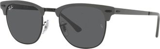 Ray-Ban Clubmaster Metal Sonnenbrille Grau/Schwarz - - Accessories - unisex - Grau - 51 MM