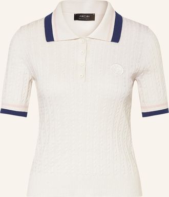 Marc Cain Strick-Poloshirt weiss