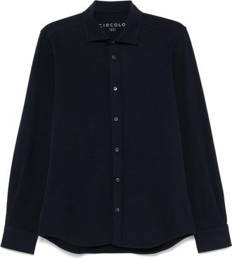 Circolo 1901 Klassisches Jerseyhemd - Blau