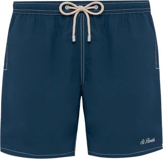 MC2 Saint Barth Homme, Maillots de bain, Bleu, Taille: L Maillot de bain en nylon avec logo