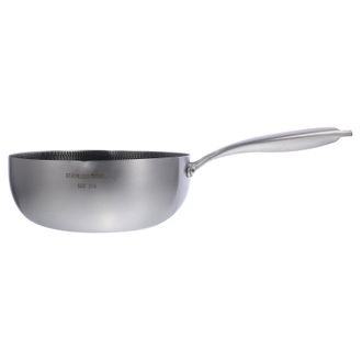Cabilock Edelstahl Sauce Pan Mit Antihaftbeschichtung Honeycomb Kochtopf F&uuml;r Vielseitige Anwendungen Ergonomischer Griff F&uuml;r Milch Und So&szlig;en K&uuml;chenutensilien F
