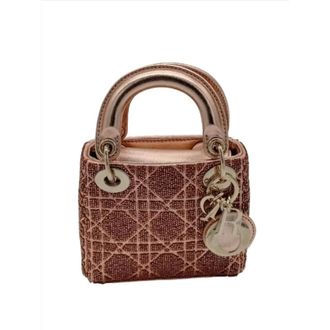 Dior Pre-owned Cuir sacs-dior - Femme - Pre-owned - Rose - Taille: ONE Size