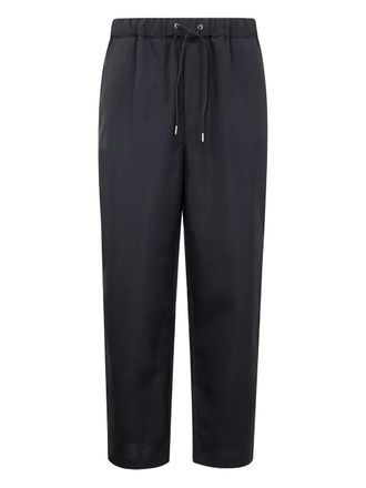 OAMC pantalon &agrave; taille &agrave; lien de resserrage - Noir