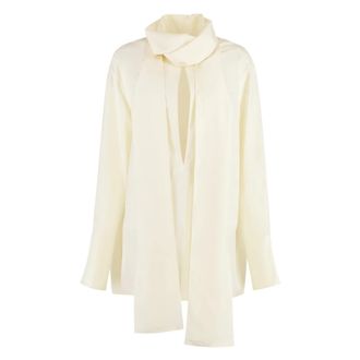 Givenchy Foulard Bluse - - Blouses & Shirts - Damen - Beige - 2XS