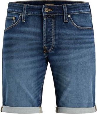 Jack & Jones JACK&JONES PLUS Jjirick Jjicon I.k. Short MF 132 Sn Pls Jean, Bleu Denim, 46 Homme
