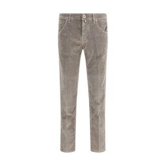 Jacob Cohen Homme, Pantalons, Gris, Taille: W30 Pantalon en velours c&ocirc;tel&eacute;
