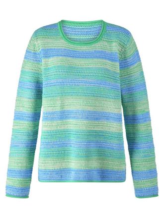 Emilia Lay Rundhals-Pullover Emilia Lay blau